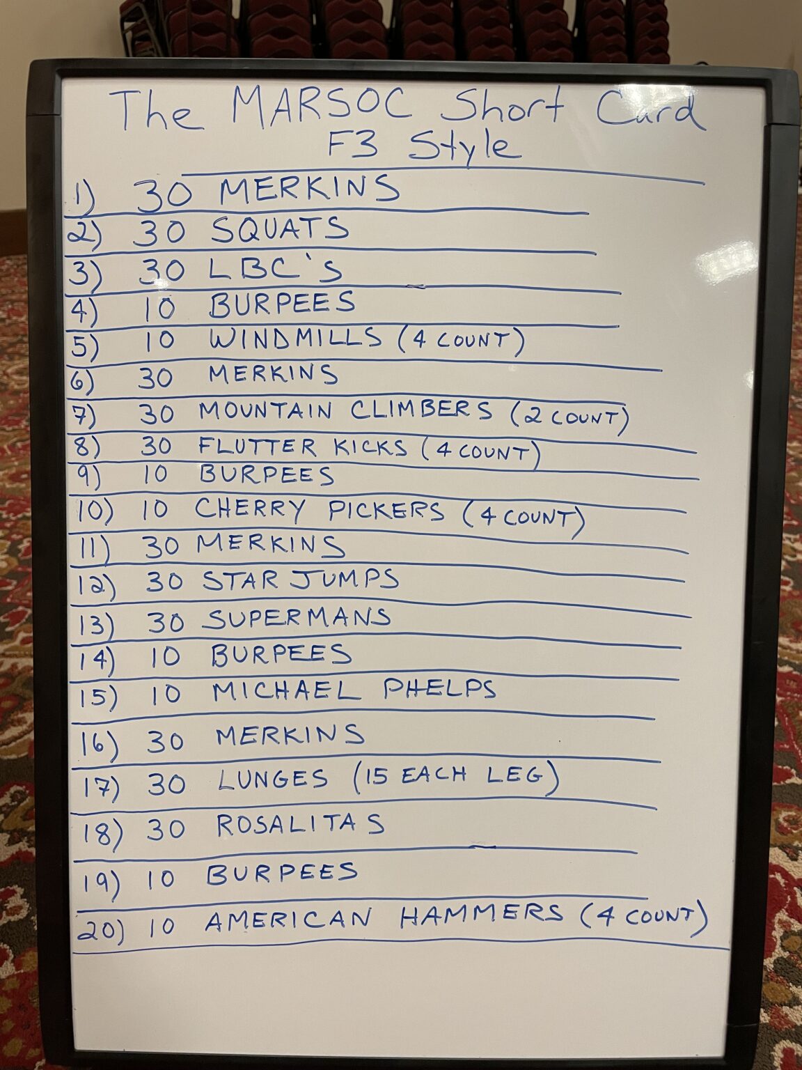 MARSOC Short Card | F3 Cherokee